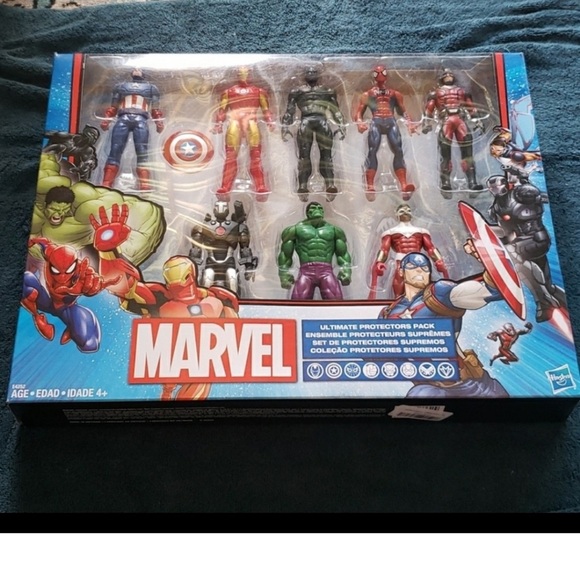 Marvel | Toys | Marvel Avengers Ultimate Protectors Action Figures 8pk ...